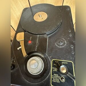 Sears | Other | Vintage 94s Sears Roebuck Silvertone Wire Recorder With ...